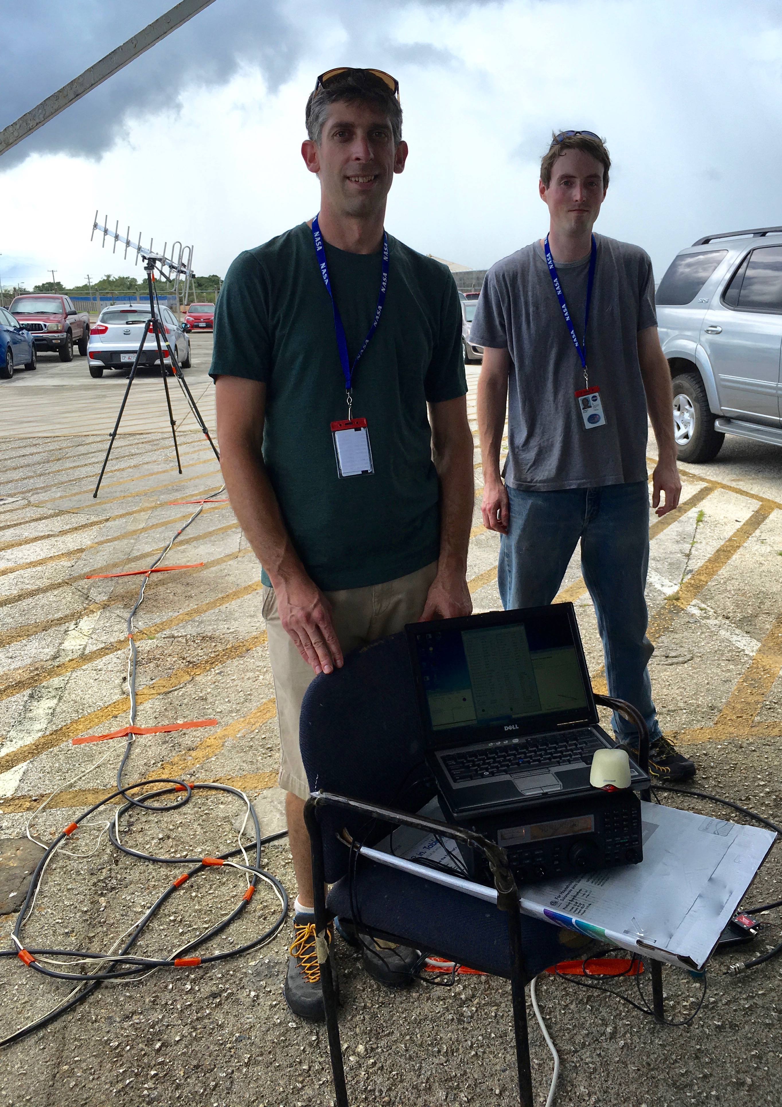 Antenna receiving Balloonsonde data | NASA Airborne Science Program